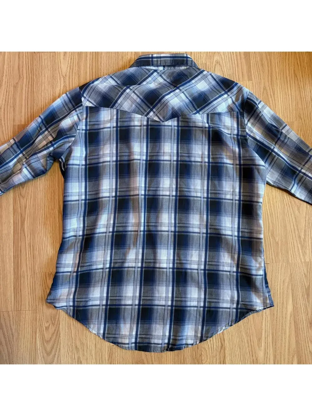 Ely Cattleman | Shirts | Blue Plaid Western Pearl Snap Ely Cattleman Size Large | Poshmark